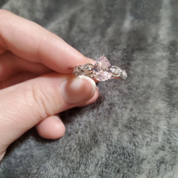 Jewelry | Ryze Princess Pink Size 9 Sterling Ring | Poshmark